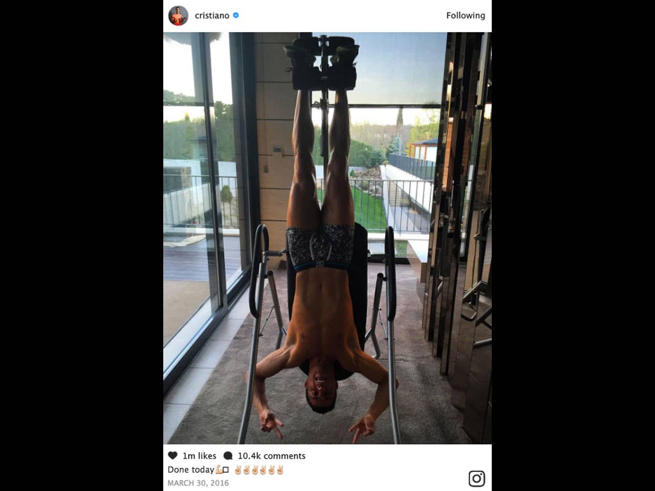 Cristiano Ronaldo’s 21 Most Shredded Instagram Workout Photos - Men's ...
