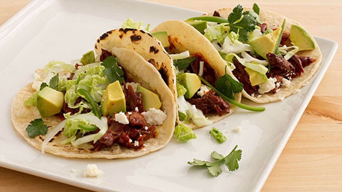 Chef Nancy Oakes's Drunken Short Rib Tacos Recipe