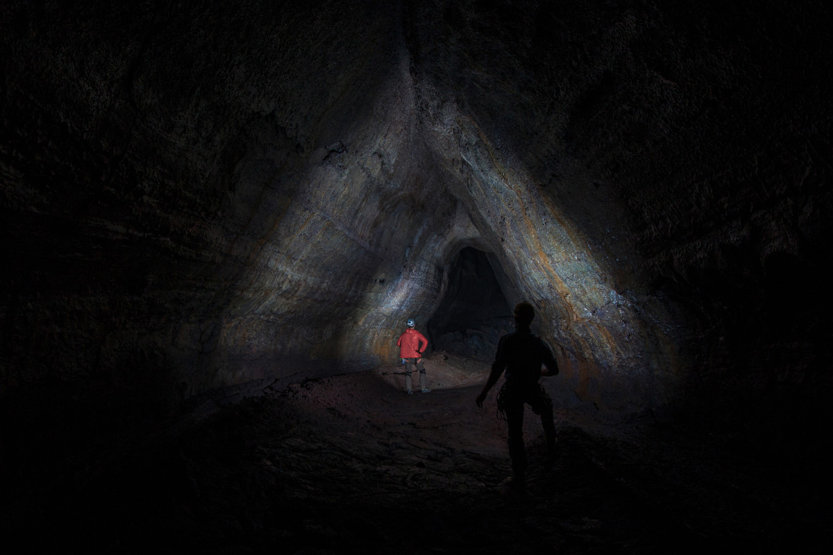Stunning photos taken of secret lava cave - Men's Journal