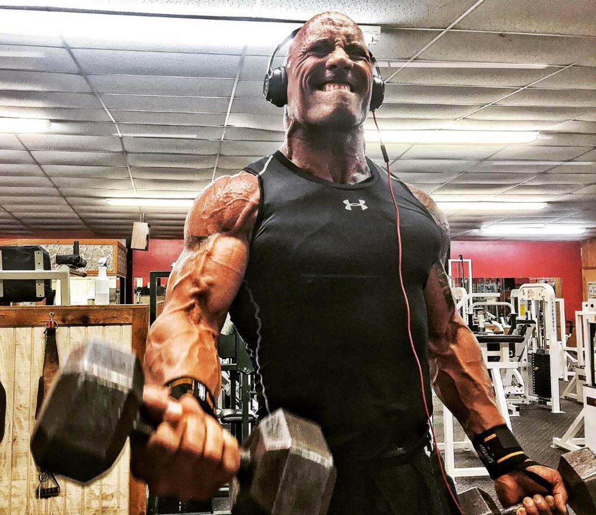 The Rock Biceps Dwayne "The Rock" Johnson Posts Hobbs And Shaw Upper
