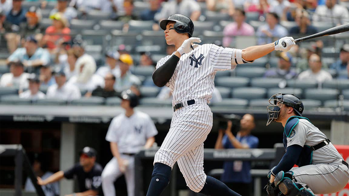 Q&A: Yankees Star Aaron Judge Talks Training, Hitting Home Runs, and ...