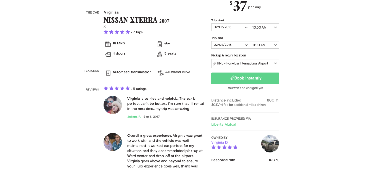 Turo Car-rental App Gives Adventure Travelers Better Rental Options