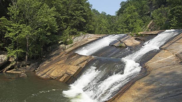 10 Best Natural Waterslides in the U.S.