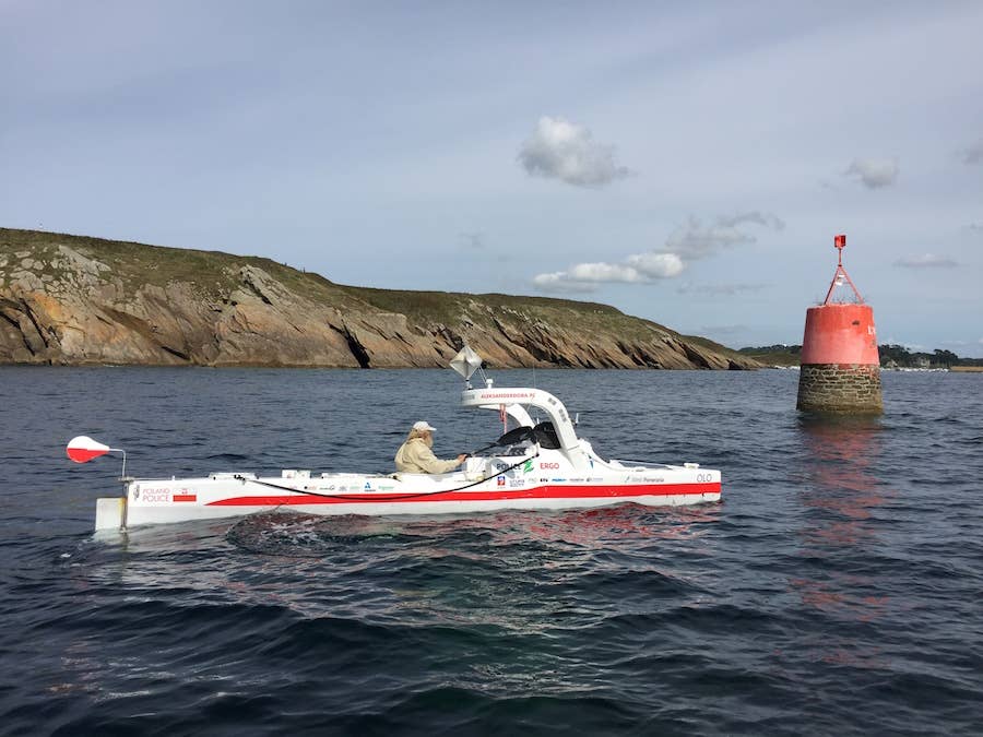 Aleksander Doba Completes His Third Atlantic Crossing in a Kayak