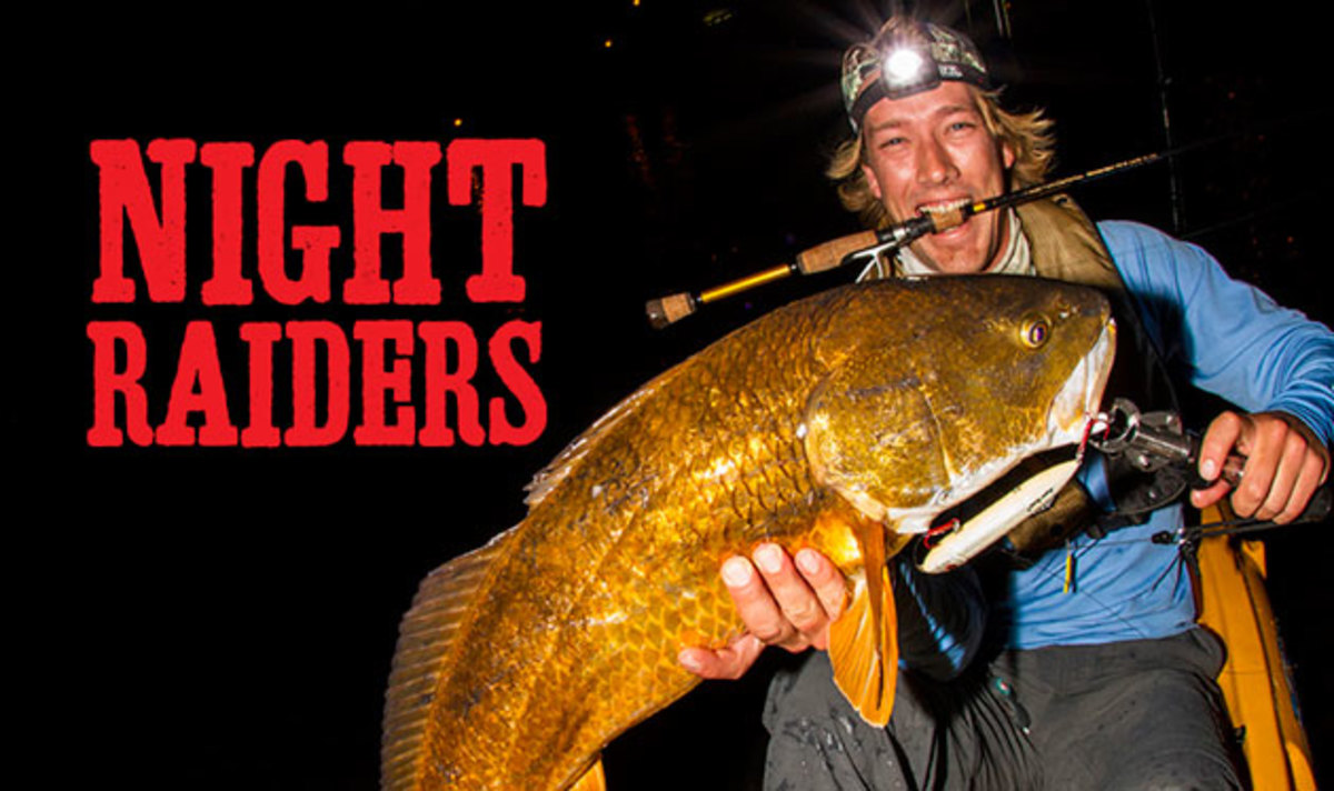 Night fishing for Florida Redfish - Night Raiders; Bright moon, big ...