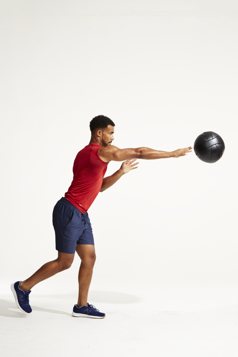 Want a Strength-Building Workout? Try This Medicine Ball Routine - Men ...