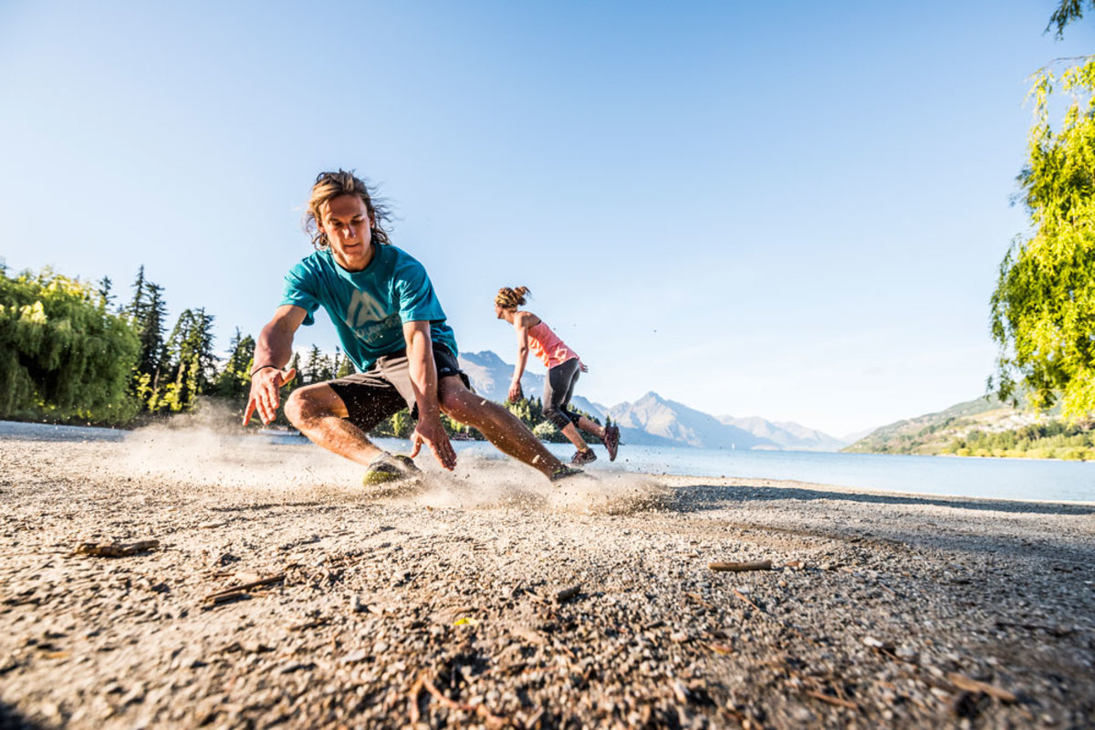 This is what a pro skier does during the off-season