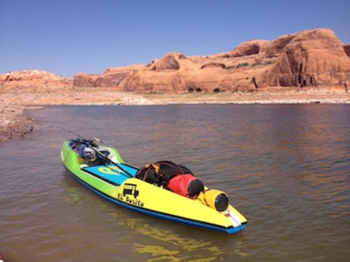 Paddling Across Lake Powell