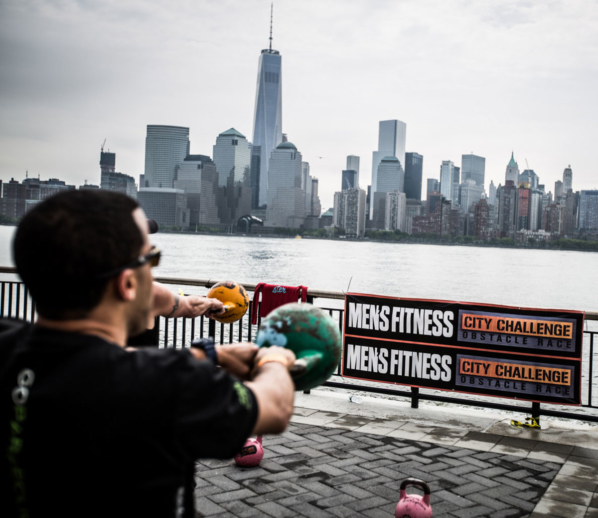 2015 Men's Fitness City Challenge Obstacle Race in Jersey City