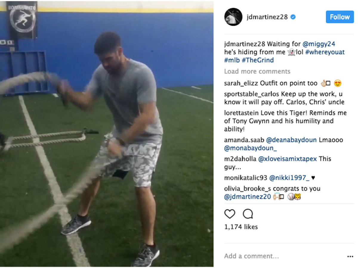How Diamondbacks Player J.D. Martinez Trains and Works Out for the MLB ...