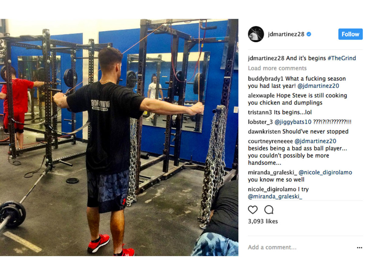 How Diamondbacks Player J.D. Martinez Trains and Works Out for the MLB ...