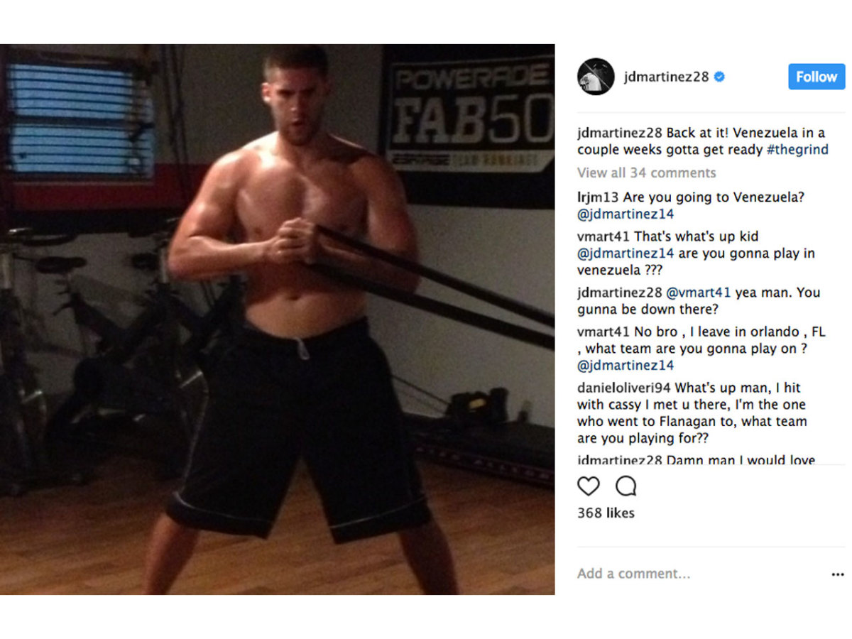 How Diamondbacks Player J.D. Martinez Trains and Works Out for the MLB ...