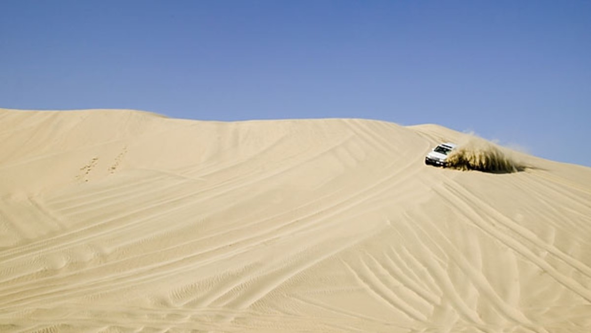 Dune Bashing Outside Doha, Qatar
