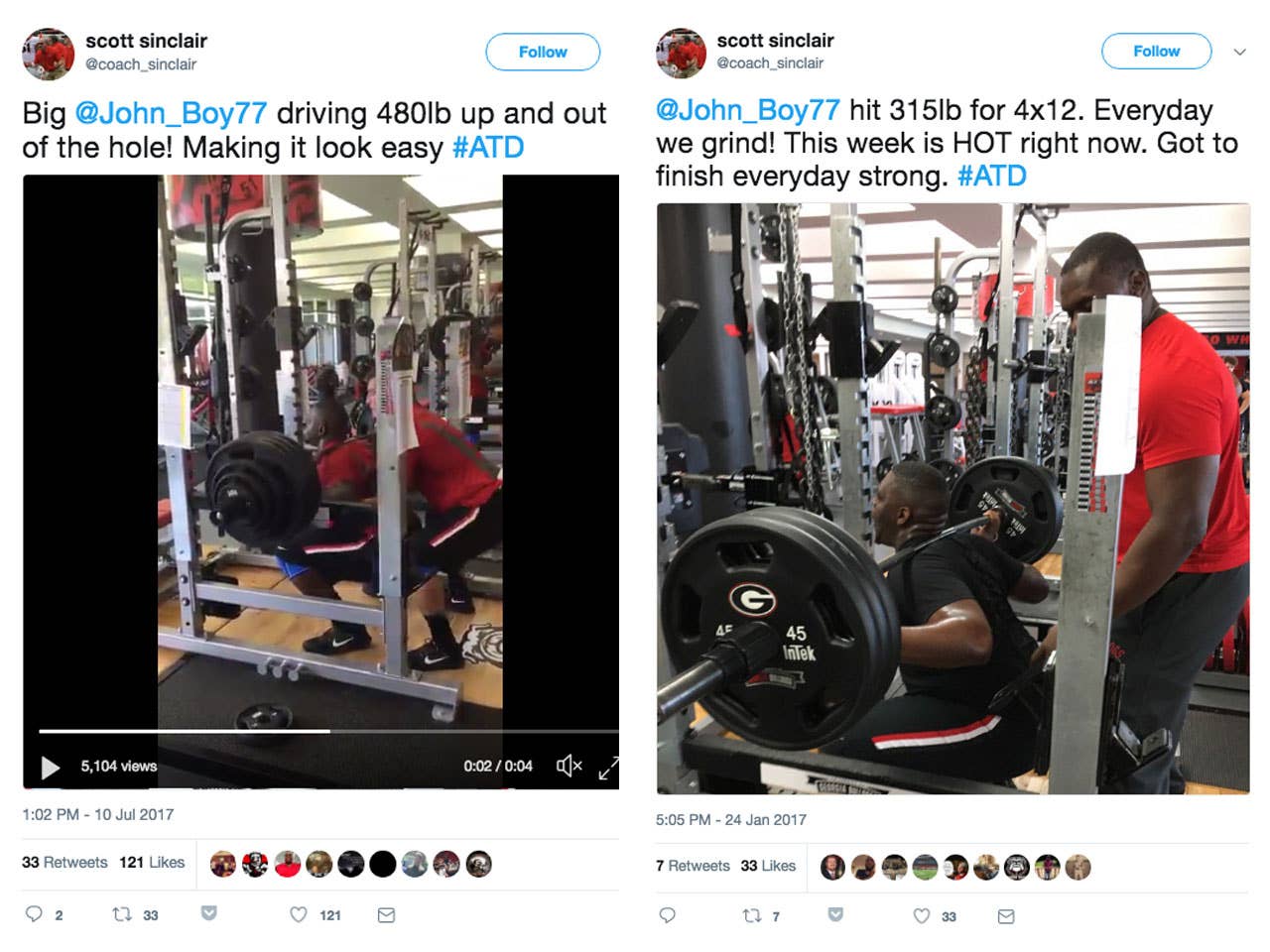 How Georgia and Alabama Football Players Trained for Title Game - Men's ...