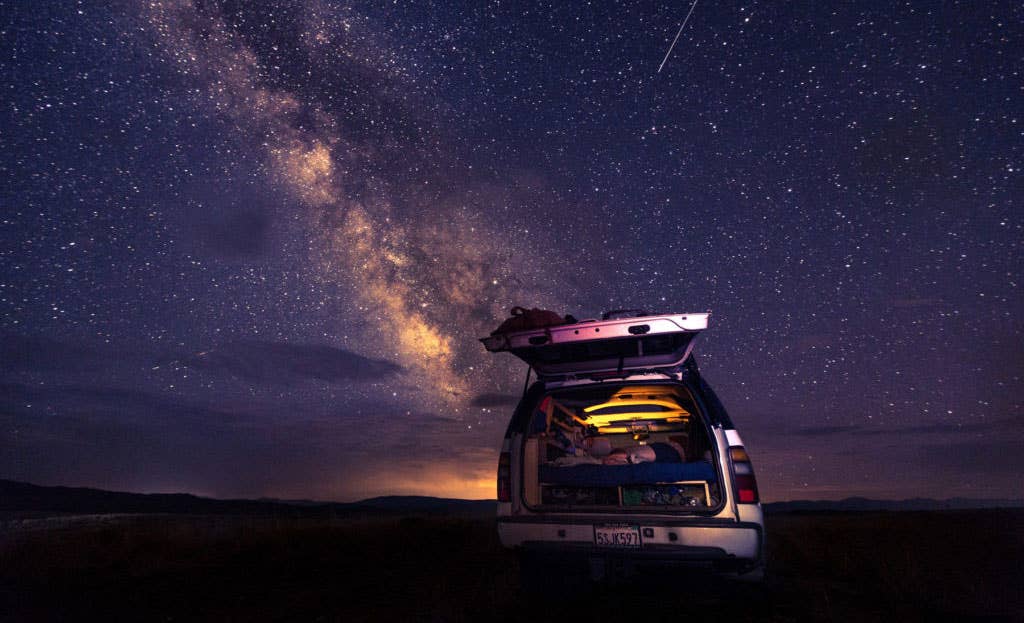 Nevermind the van, Kat Carney's living out of a Suburban and loving it