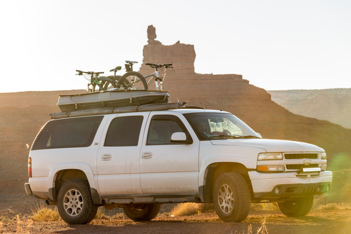 Nevermind the van, Kat Carney's living out of a Suburban and loving it