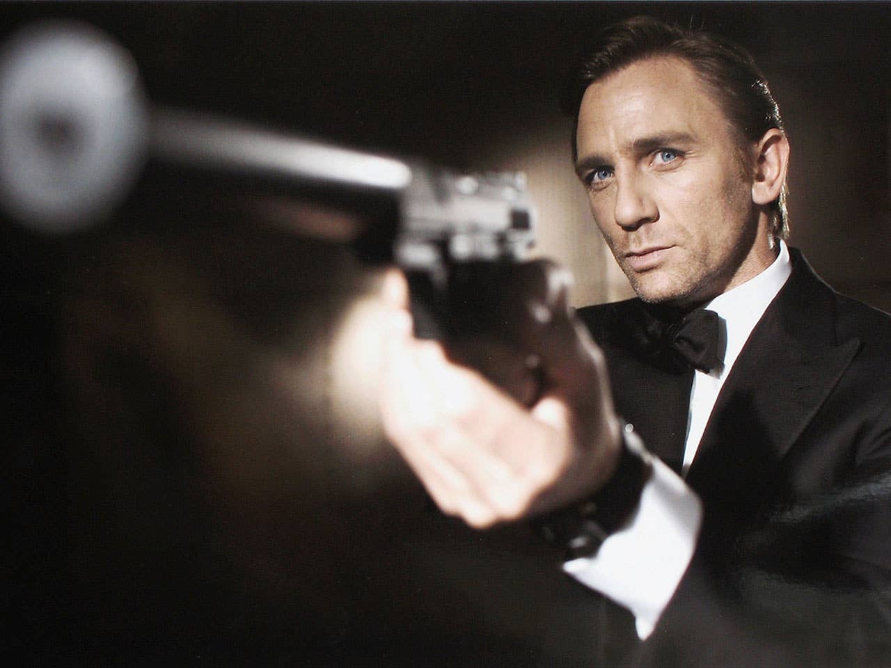 Daniel Craig as James Bond in Casino Royale, Quantum of Solace, Skyfall ...
