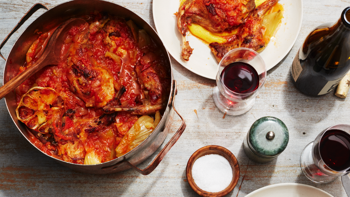 Recipe: Braised Rabbit with Tomatoes and Winter Spices