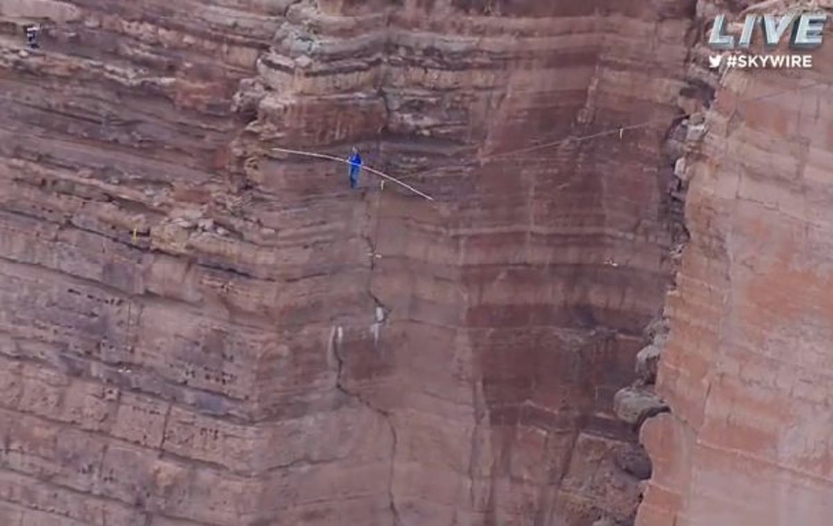 Grand Canyon Tightrope Walk Over