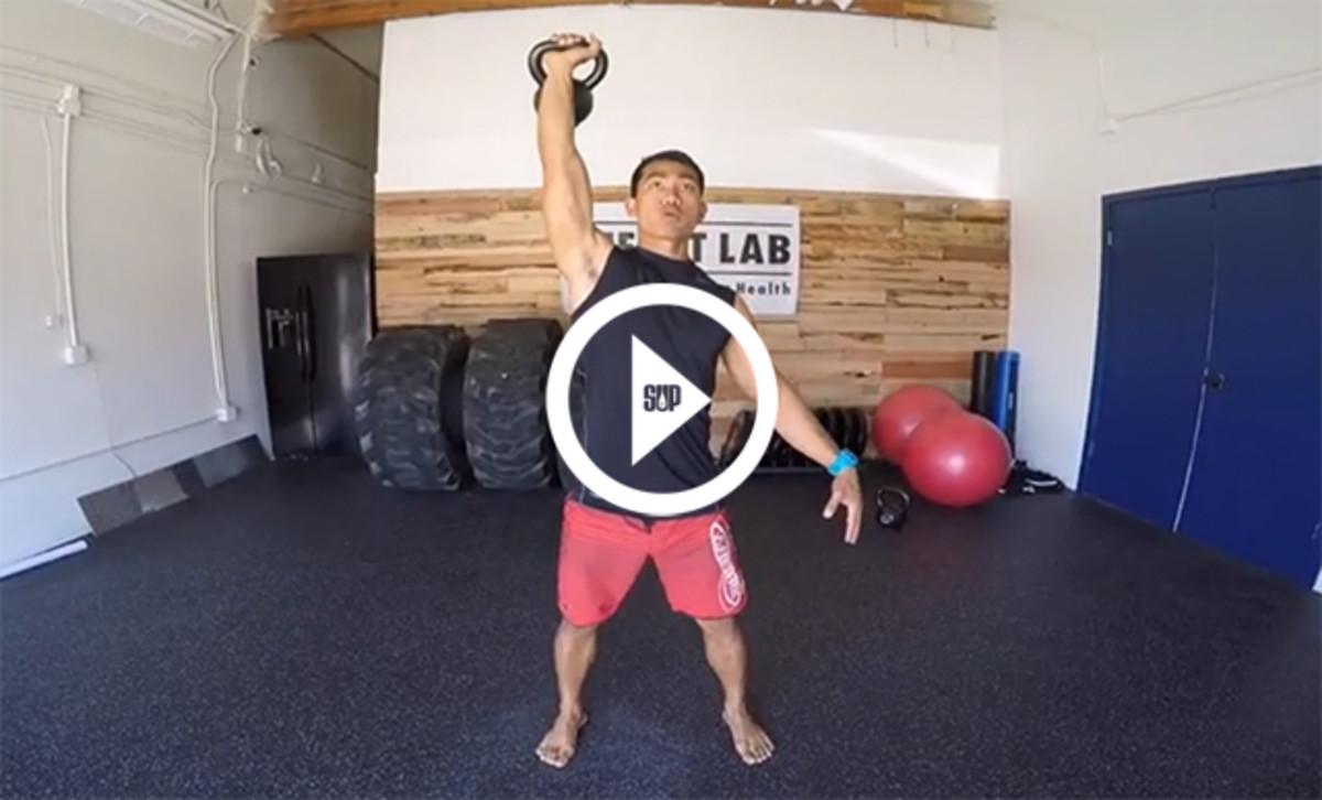 One-Exercise Workout: Kettlebell Snatch with Olympian Sean Pangelinan