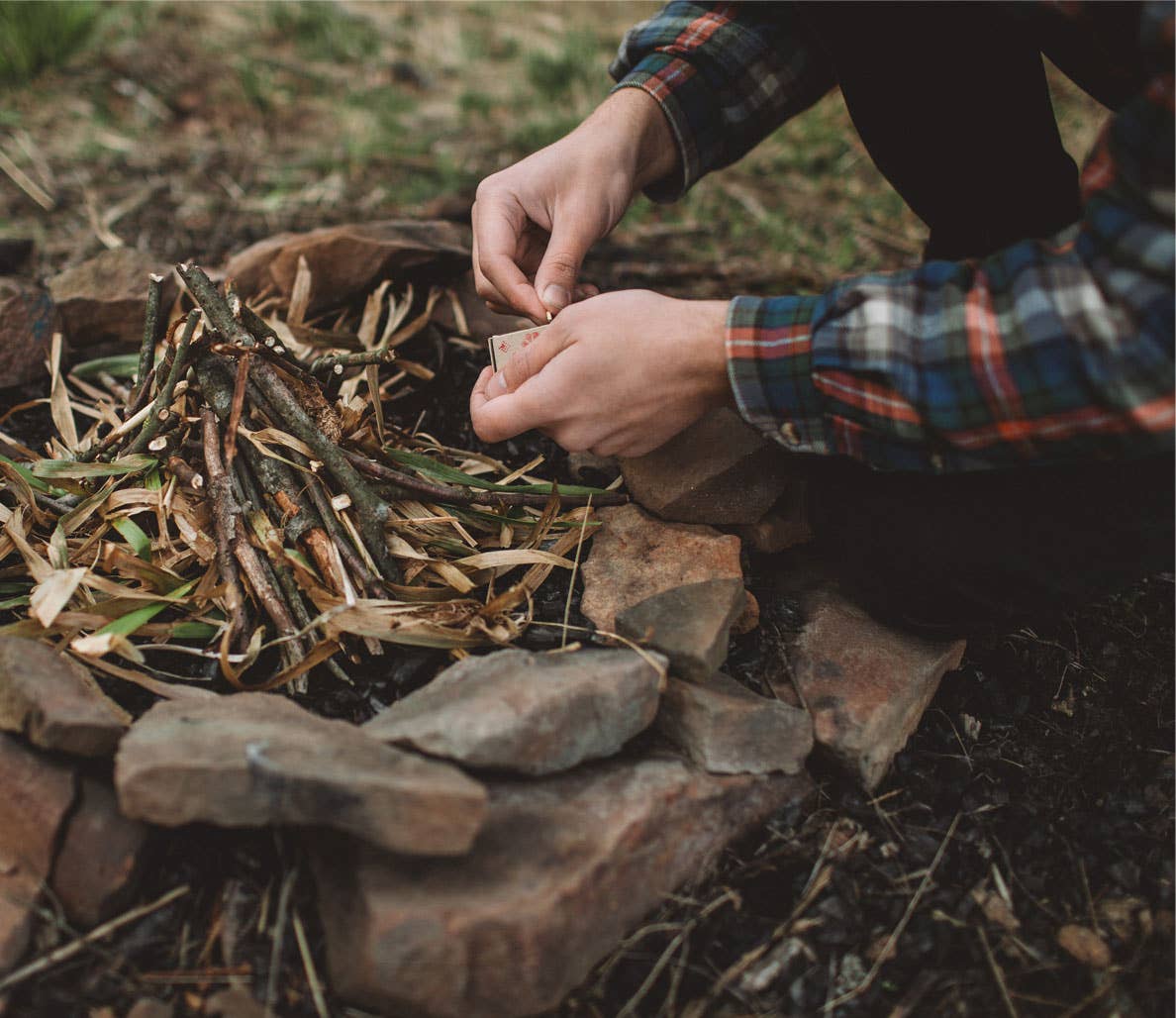 How to build a fire with advice from survivalist Hakim Isler