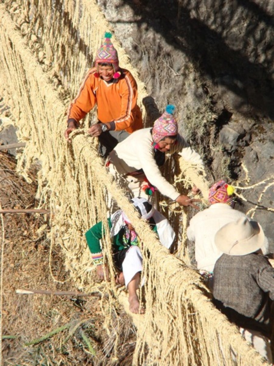 Discover Peru's hand-woven bridge of grass