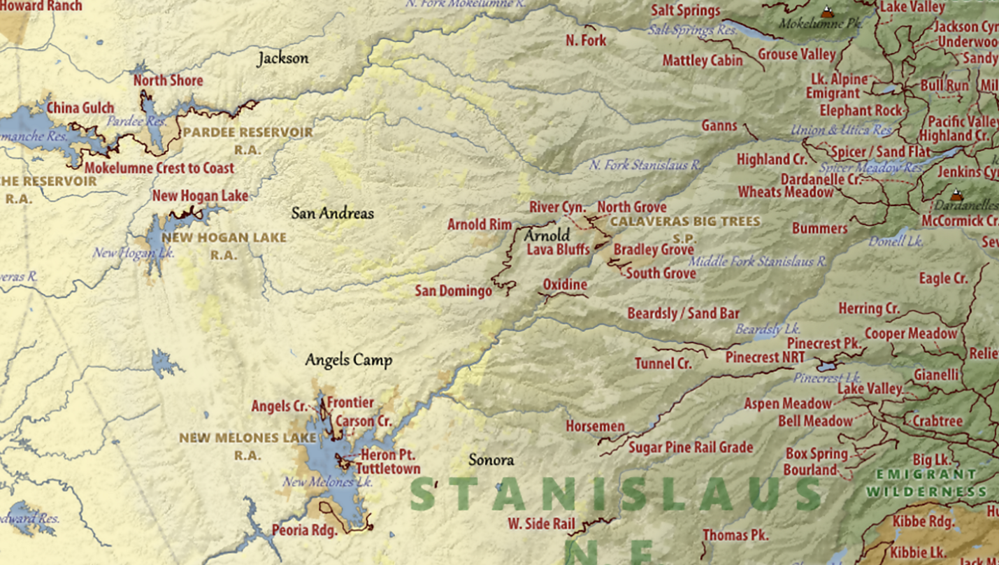 Every Single Trail in California, on One Map