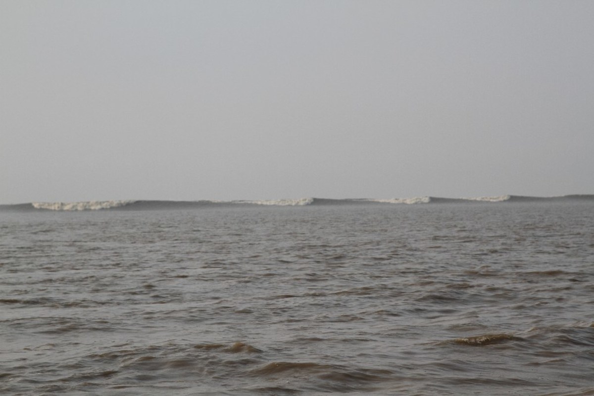 Surfers discover world class river wave in Myanmar