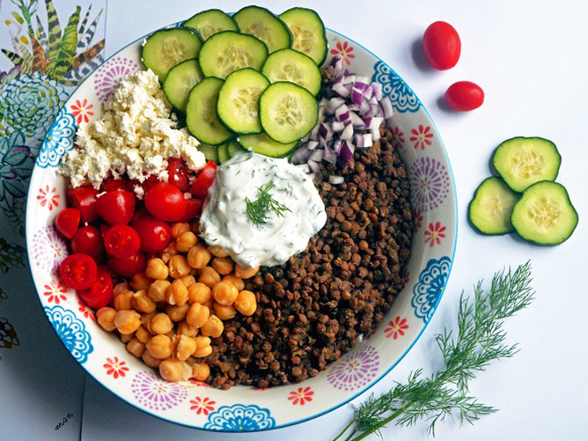 Green Lentil Power Bowl