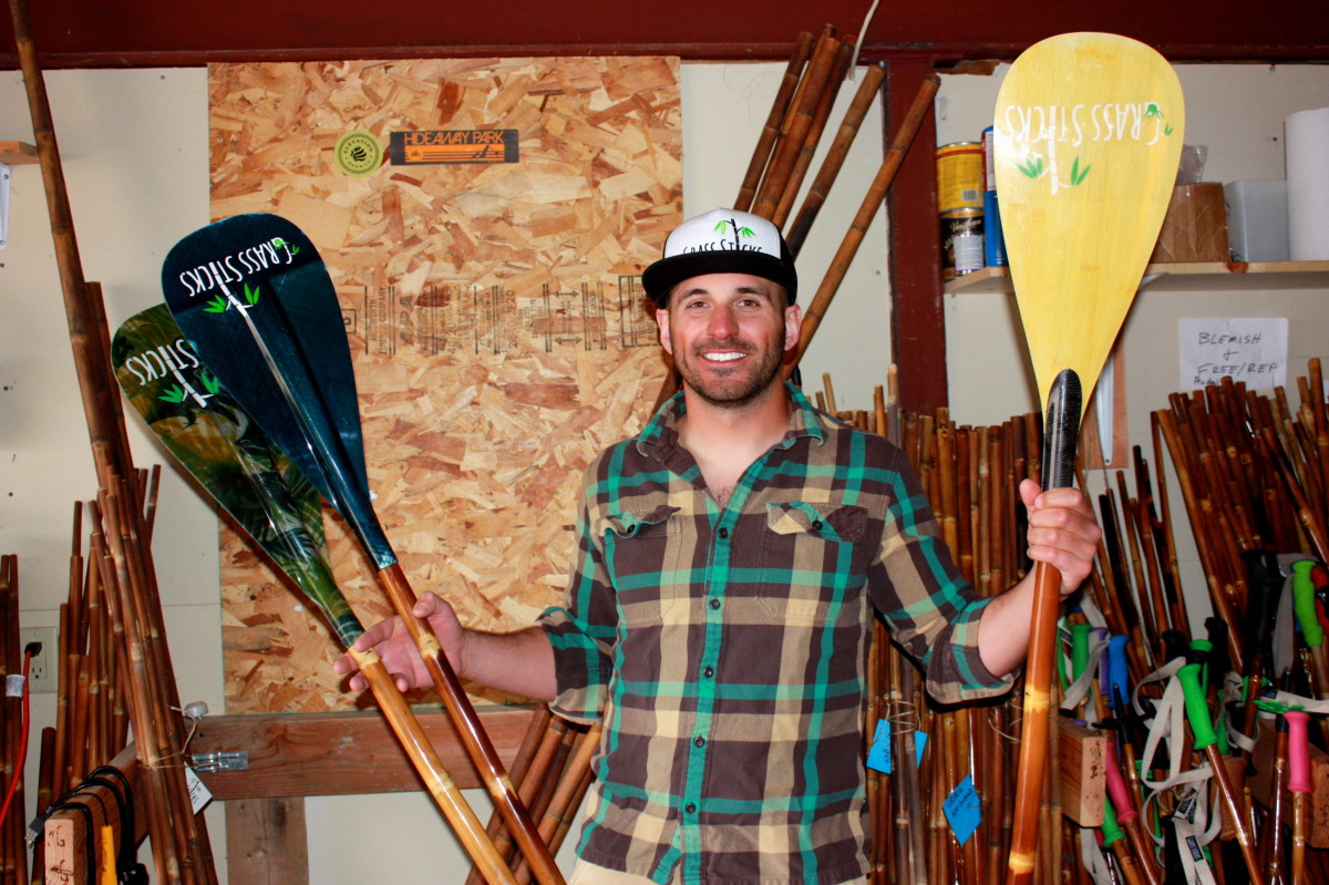 Grass Sticks Debuts Bamboo Canoe Paddle