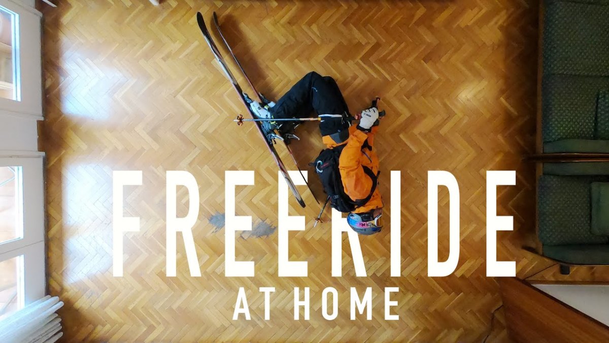 The Story Behind the Viral Freeskiing Video 'Freeride at Home'