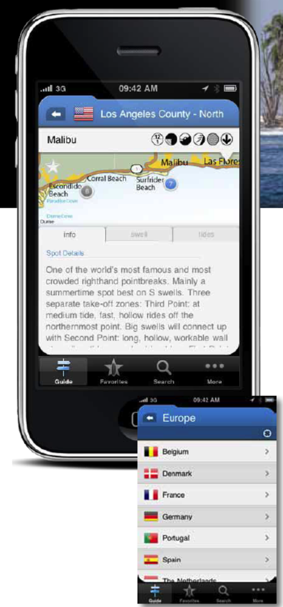 The Stormrider Surf Guide iPhone App