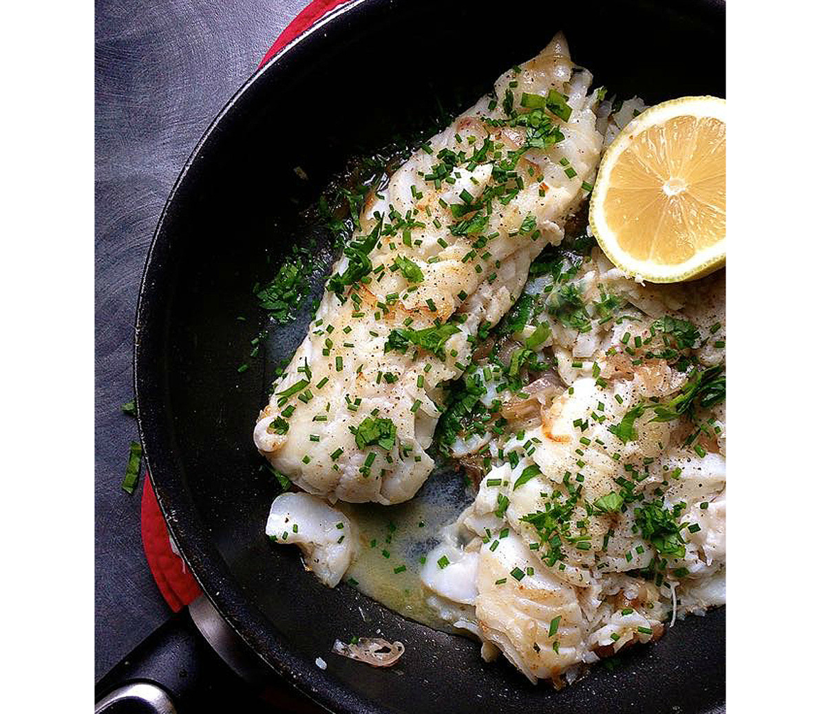 Recipe: How to Make Pan-Roasted Cod with Fresh Herbs and Lemon