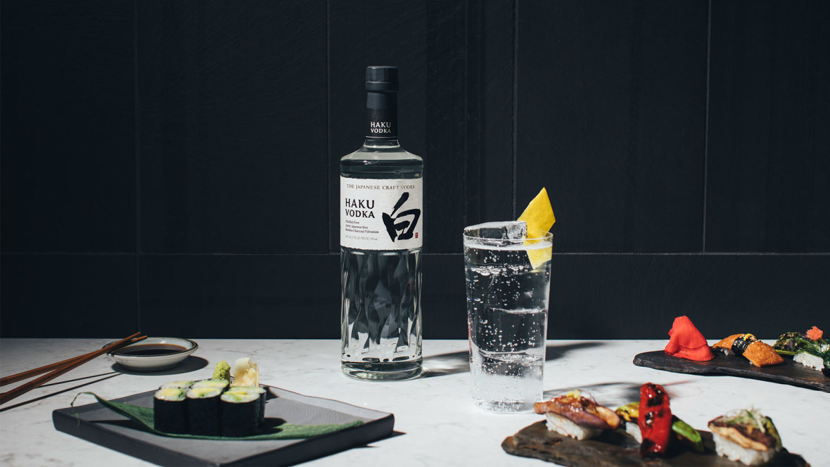 Suntory Expands Lineup With Haku Vodka, Made From 100% White Rice