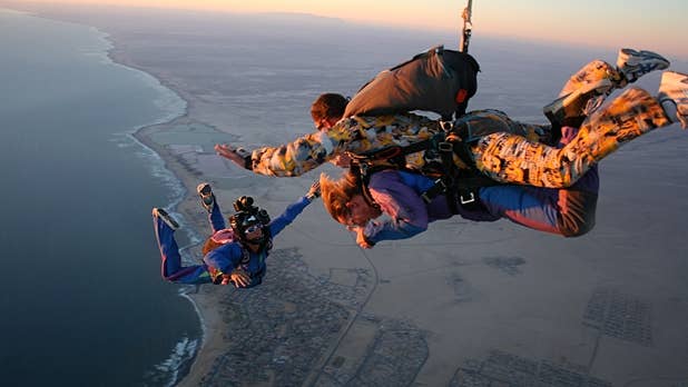 Why Namibia Is the Best Place to Sky Dive