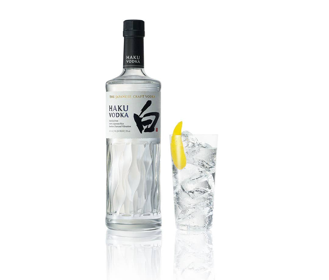 Suntory Expands Lineup With Haku Vodka, Made From 100% White Rice