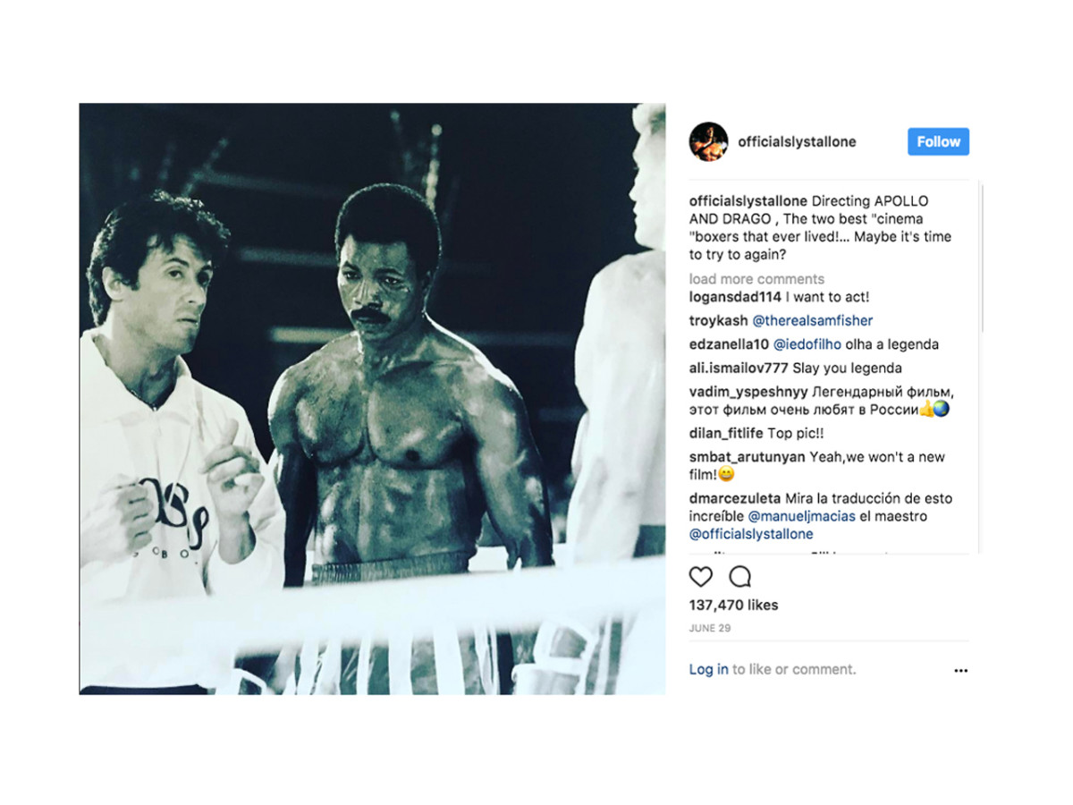 Photo Gallery: Sylvester Stallone Reveals Never-before-seen 'Rocky ...