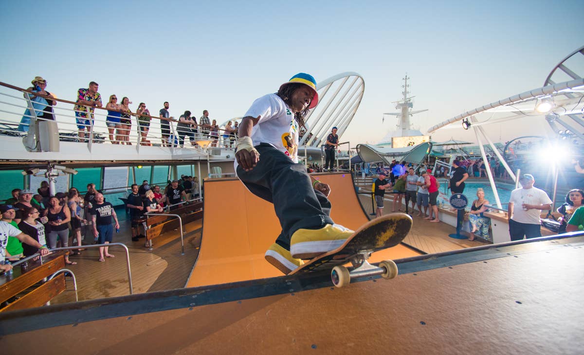 Skating a halfpipe on the high seas - Men's Journal