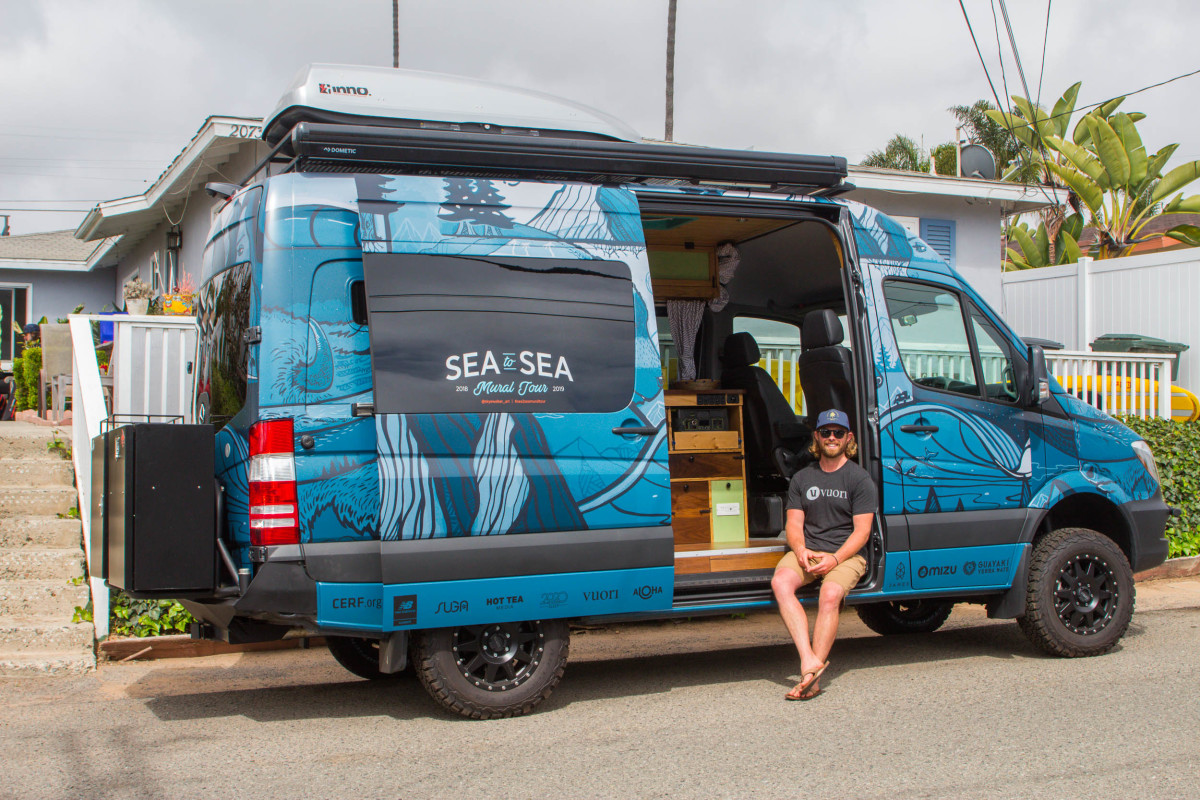 Skye Walker on What Inspired His Year-Long 'Sea to Sea' Mural Tour ...