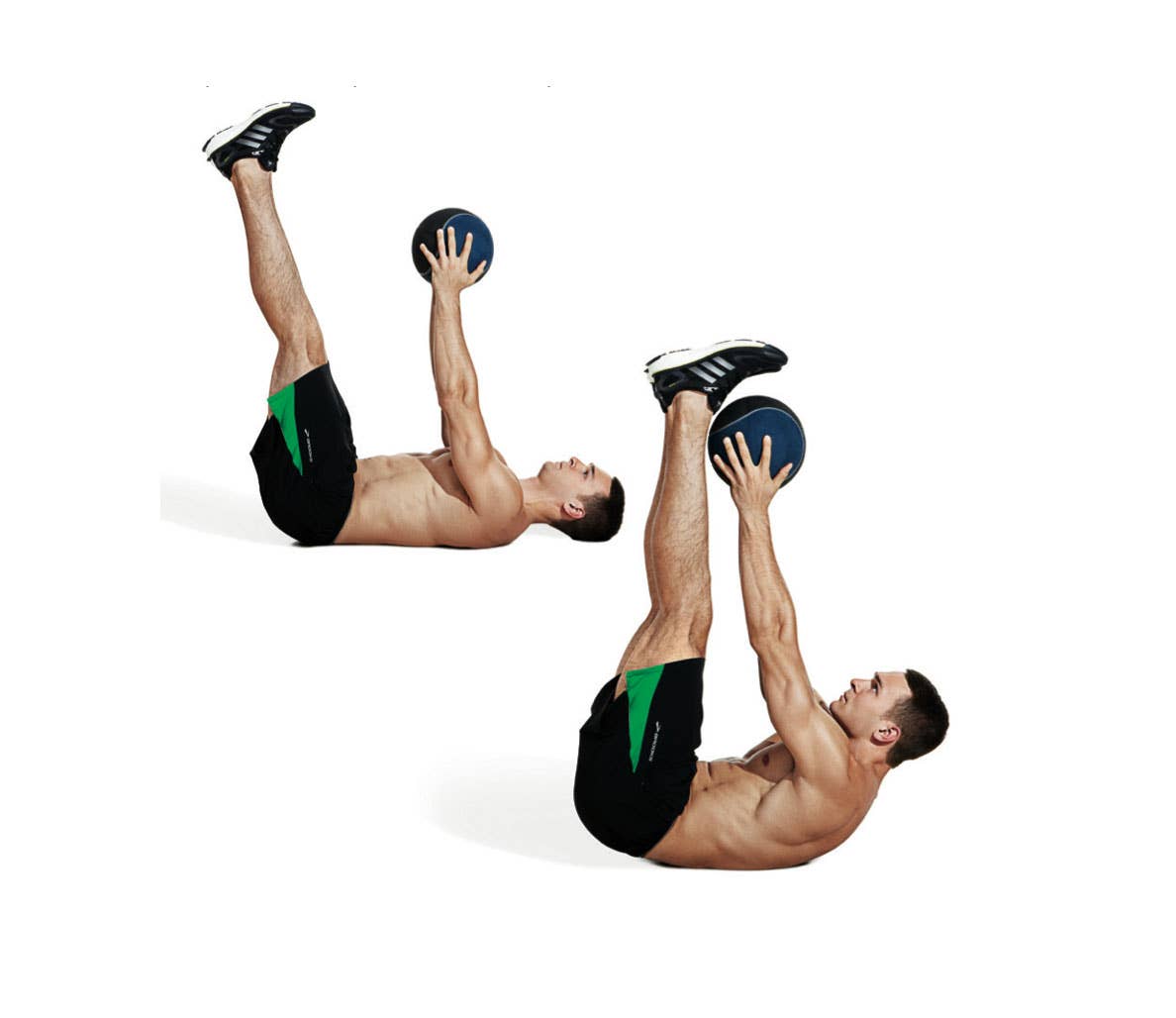 V Crunches 21 Best Ab Exercises With Just A Bench SET FOR SET