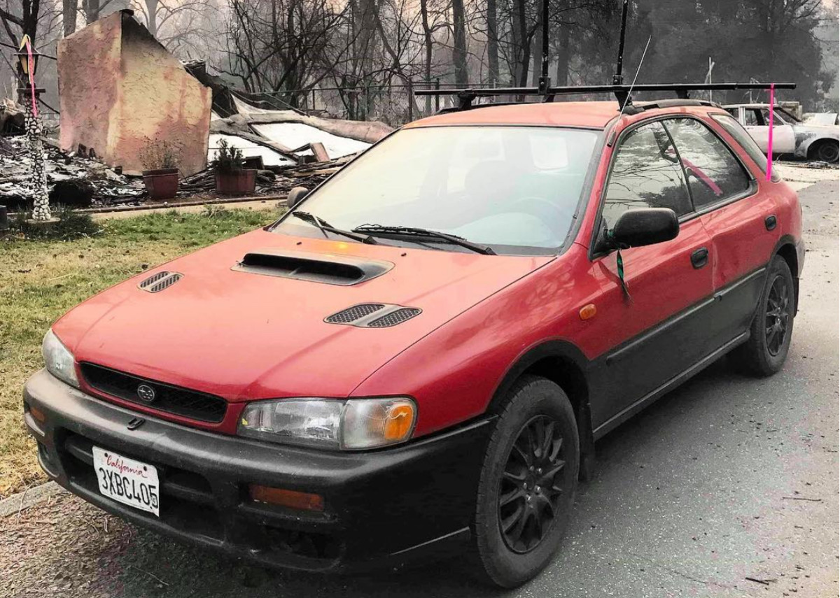 Ultimate Shuttle Vehicle: The Subaru that Survived the Camp Fire