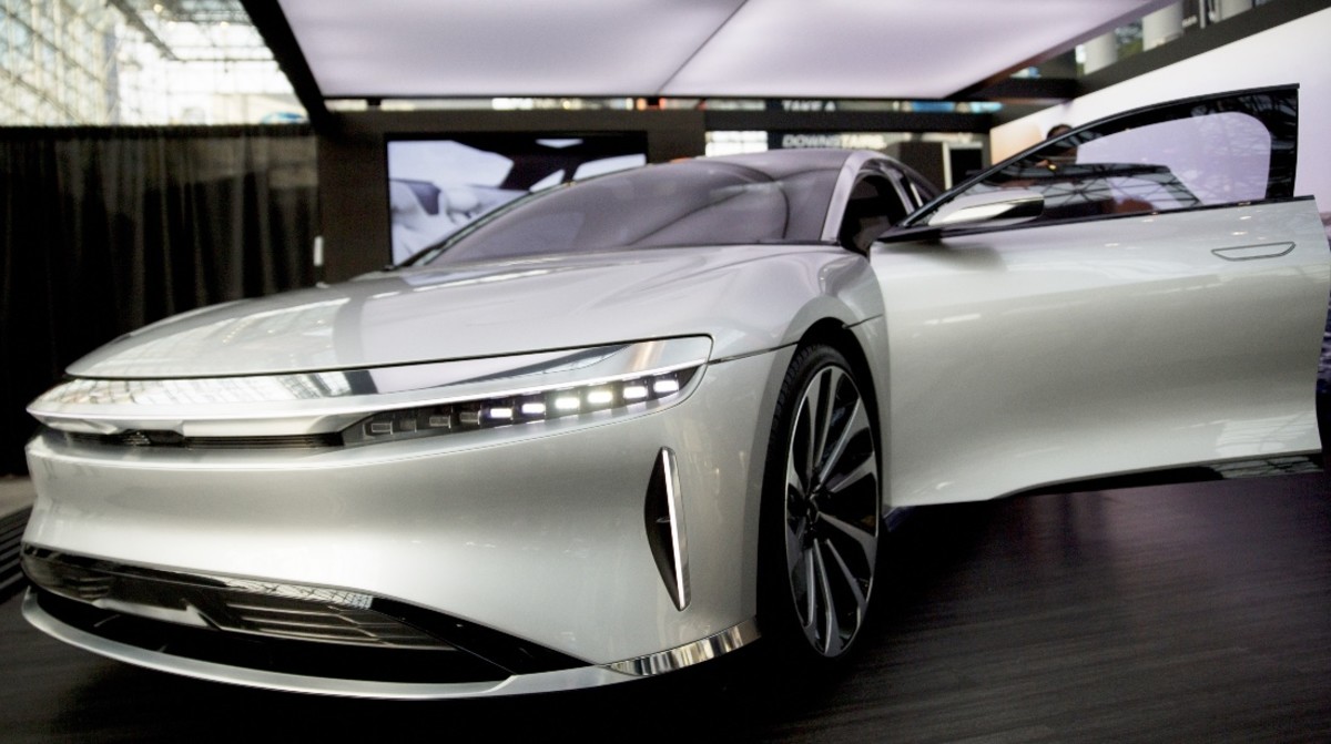 Lucid Air Electric Vehicle Catches Fire at Showcase Event