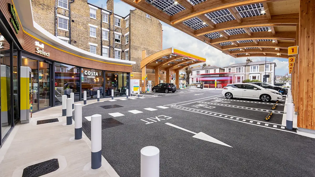 Shell Introduces EV Charging-Only 'Gas Station' In London