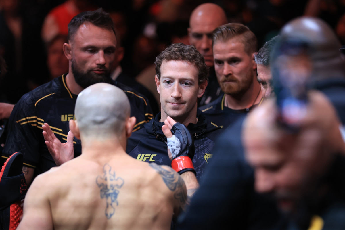 Mark Zuckerberg Memed After Awkward UFC 298 Fight Appearance
