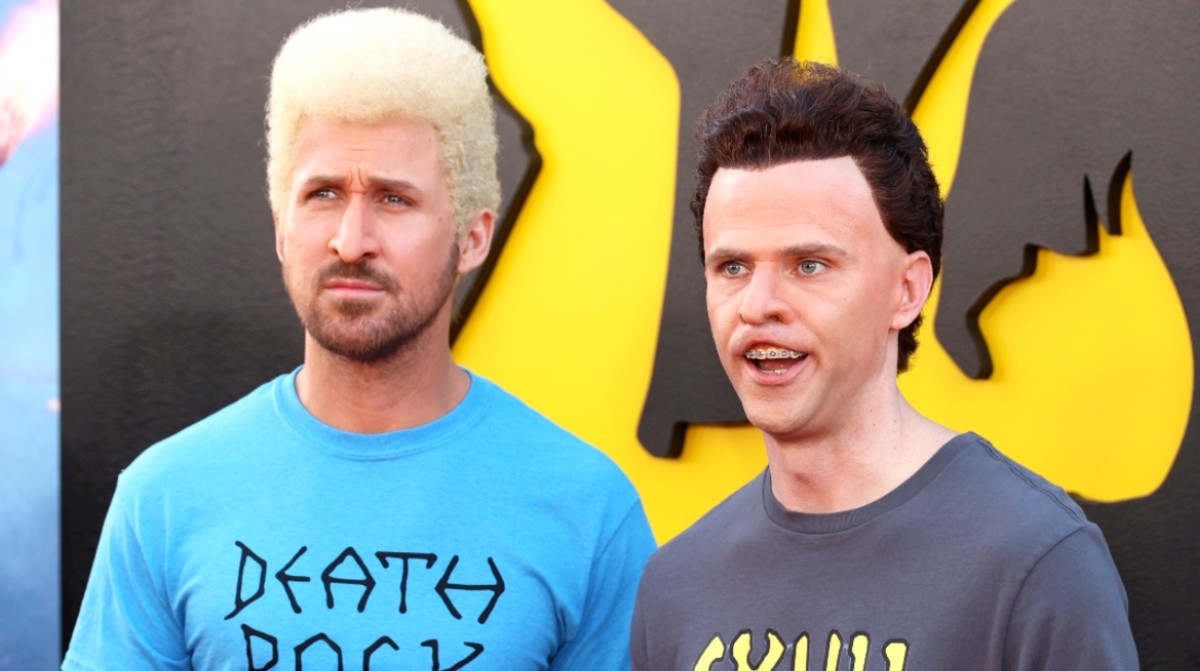 Ryan Gosling and Mikey Day Dressed as Beavis and Butt-Head to 'Fall Guy ...