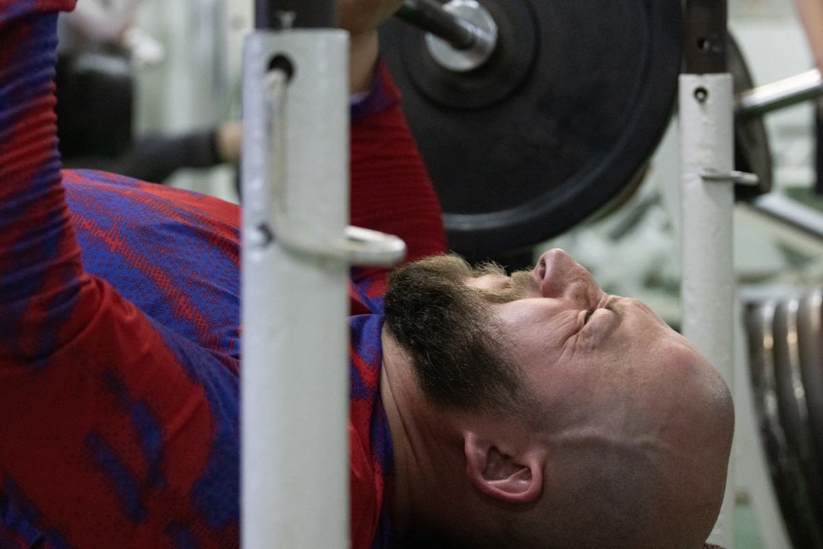 For Ukrainian Soldiers, the Gym Is a Relief From the Trenches