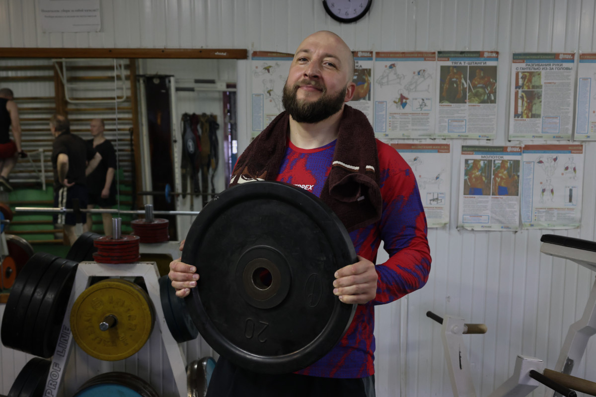 For Ukrainian Soldiers, the Gym Is a Relief From the Trenches
