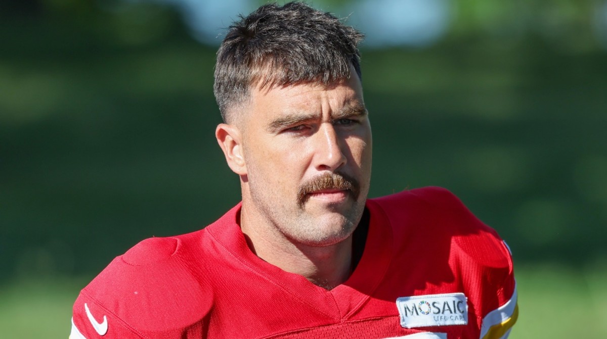 Patrick Mahomes Claims Travis Kelce's New Look Influenced by Taylor Swift