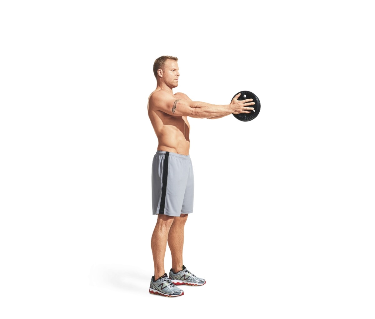 Standing Chest Press Exercise