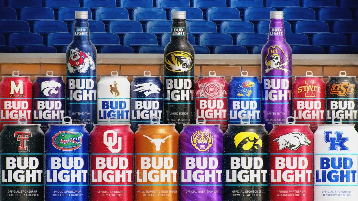 Bud Light Announces 26 New Limited-Edition College Football Team Cans